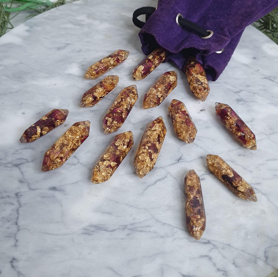 Resin Crystals, Larp Prop, Crystal Set, Cosplay Props, Mana Crystals ...