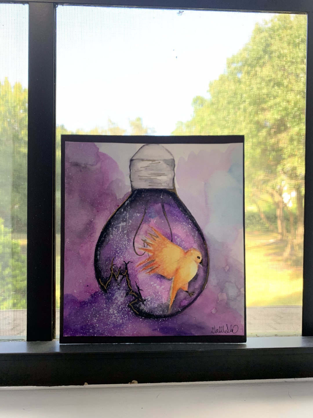 Freedom (watercolor Art Piece - Etsy