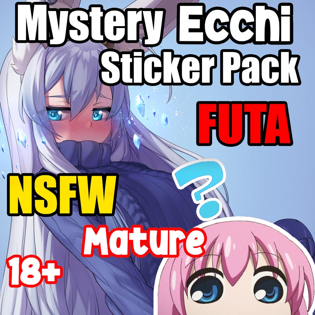Mystery Ecchi Anime Sticker Pack Futa Mature Nsfw Laptop Stickers Waifu
