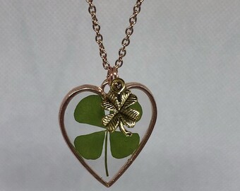 Real Clover Charm - Etsy