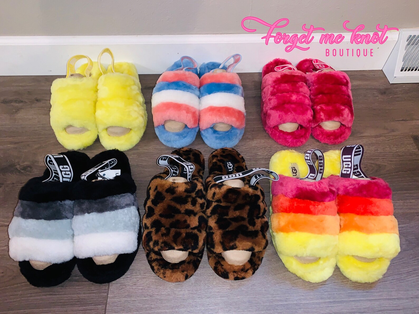 UGG Inspired Fluff Yeah Slide Slippers Soft Women’s Shoes Sandal - Etsy