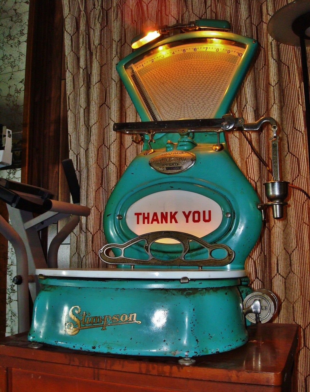 Farm Fresh UNRESTORED Original STIMPSON Computing SCALE - Lighted ...