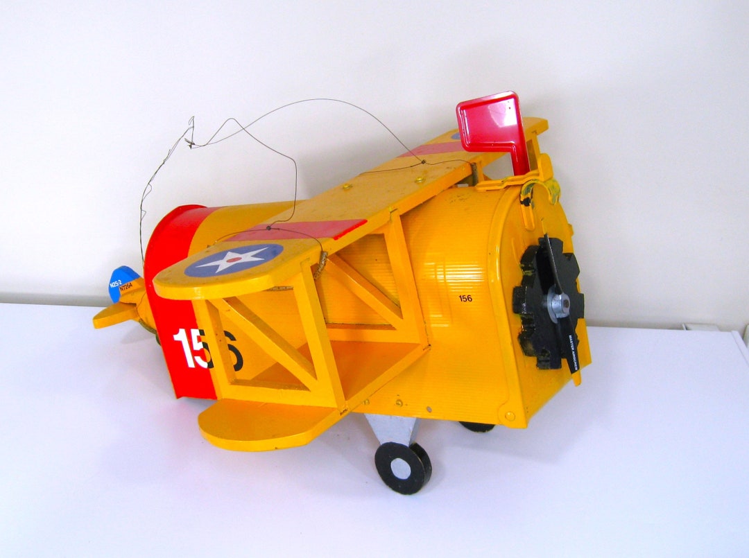 U.S. Mailbox Crafted to Look Like a Stearman (boeing) Aircraft PT-17 ...