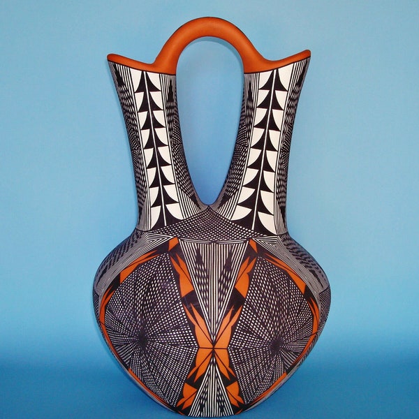 Native American Acoma Wedding Vase - Etsy