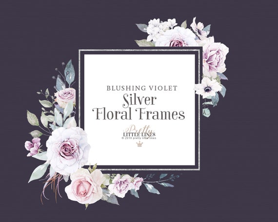 Silver Rose Borders And Frames