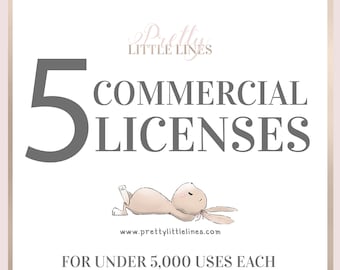 Commercial License for One Clipart Set up to 5000 Sales | Etsy Canada
