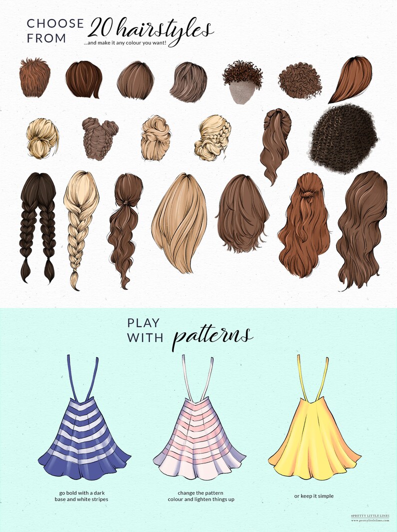 Best Friend Clipart Creator BFF Clipart Creator | Etsy