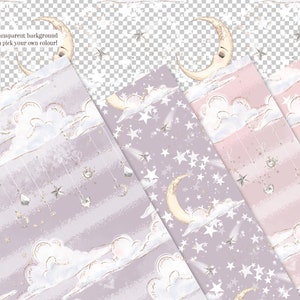 Little Angels Digital Paper | Seamless Patterns | Sun Digital Paper ...
