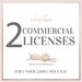 Commercial License - for One Clipart Set up to 5000 Sales - Etsy