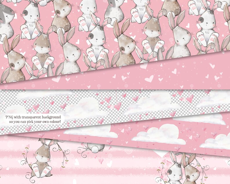 Valentine Digital Papers 26 Seamless Patterns Full of Hand | Etsy