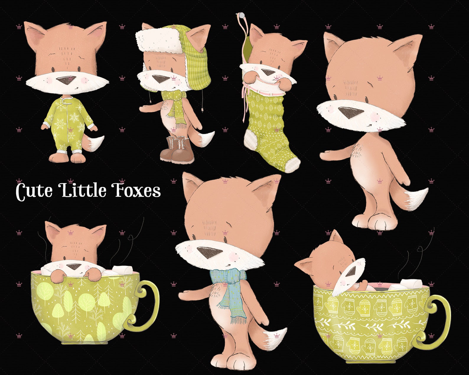 Woodland Fox Clipart. Fox Clipart Fox PNG Fox Illustration - Etsy Canada