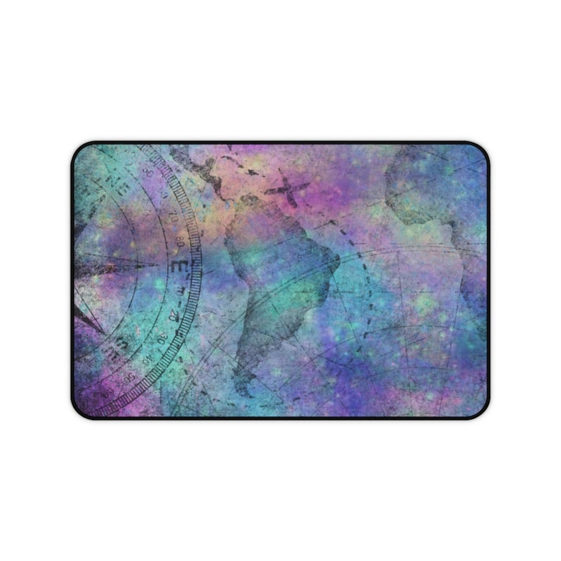Map Desk Mat 3 Sizes Compass Desk Mat Pirate Desk Mat - Etsy