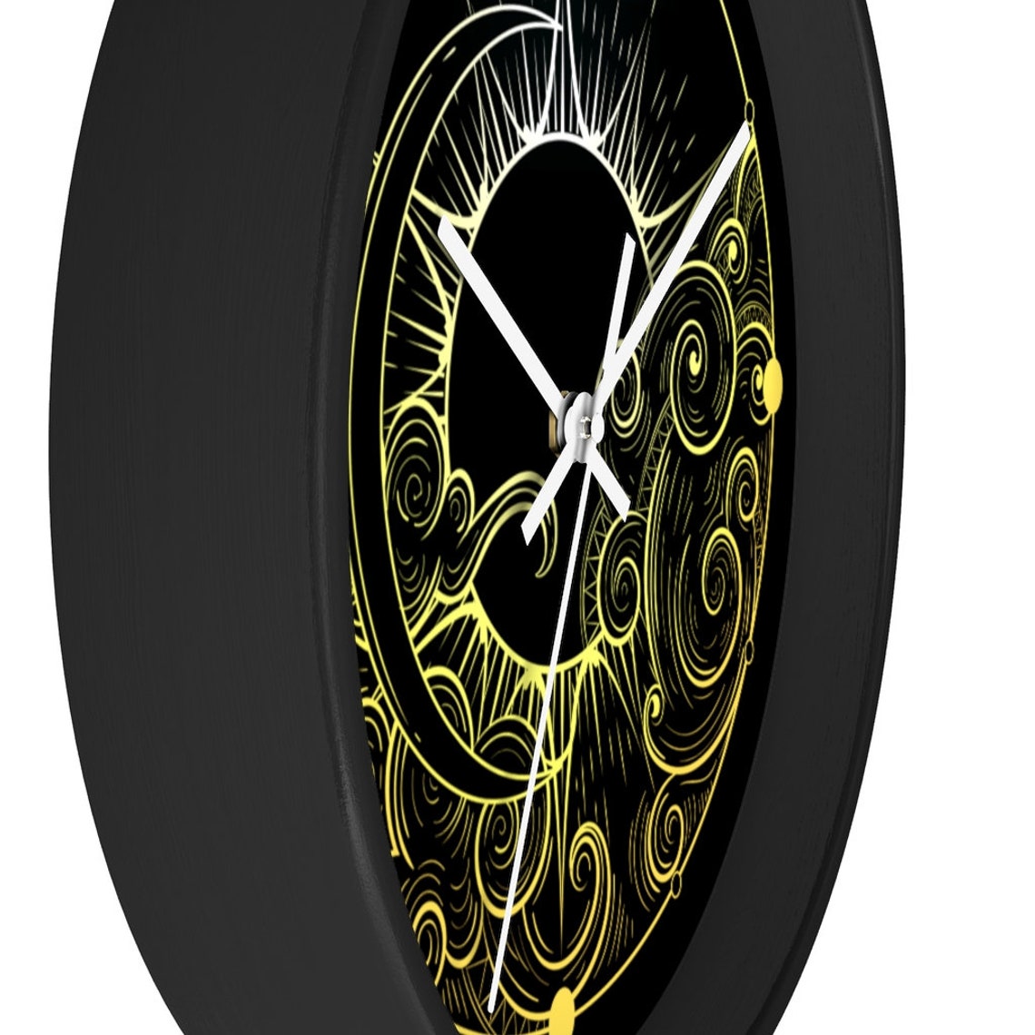 Sun and Moon Clock 10 Wall Clock Astrology Decor Wall | Etsy