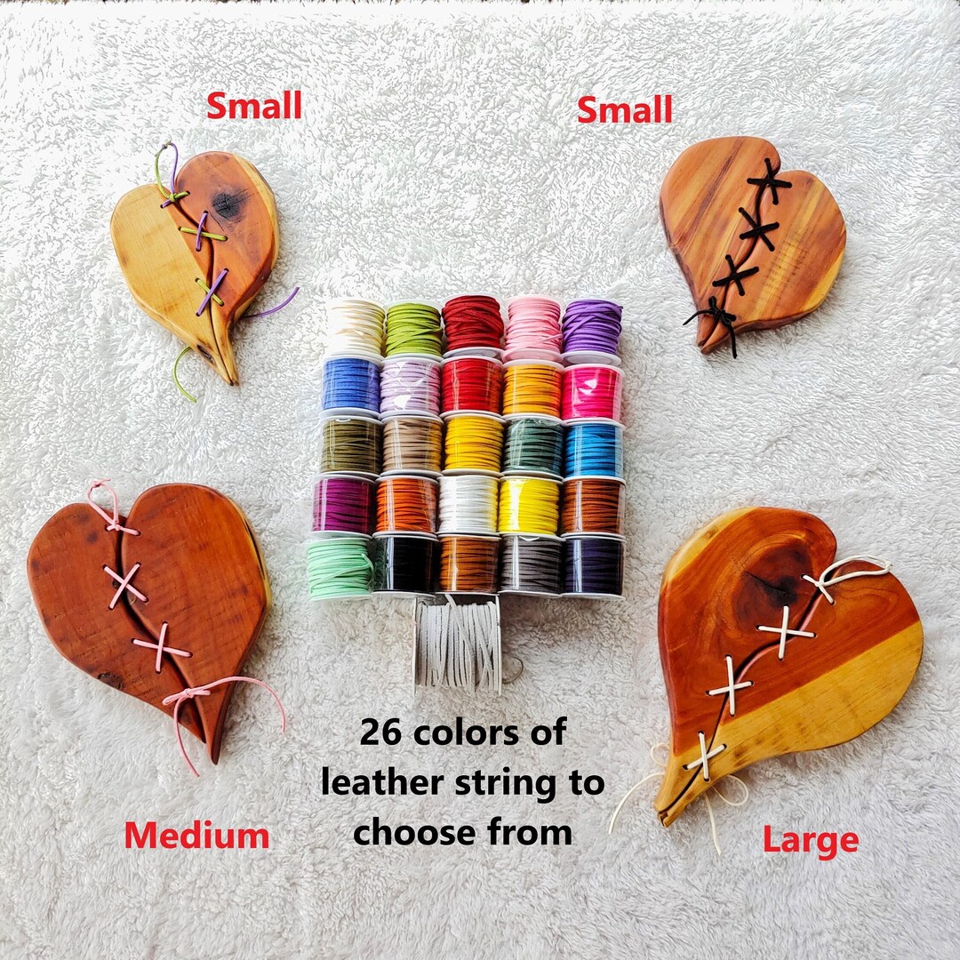 Cedar Heart, Mended Heart, Stitched Heart, Broken Heart, Wooden Hearts ...