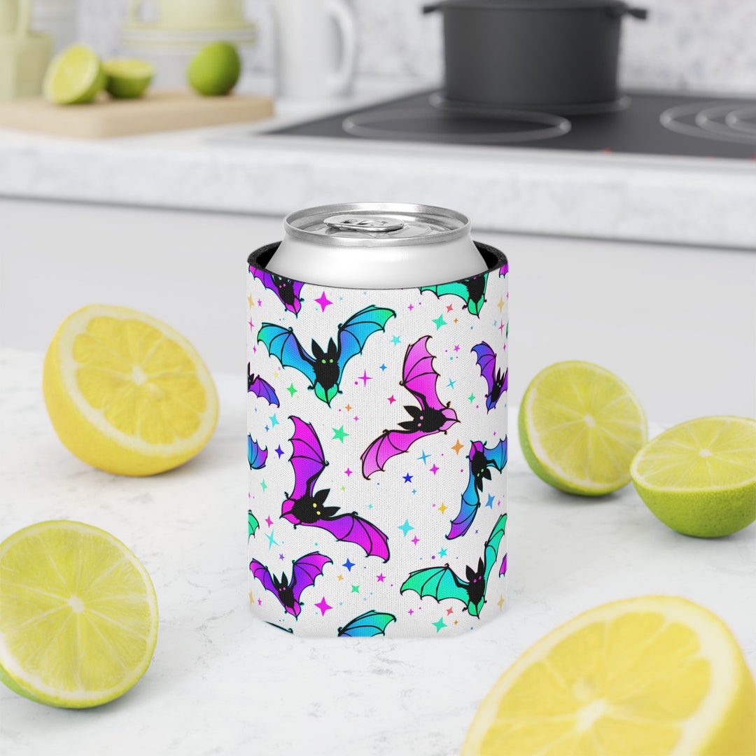 Bat Can Cooler (2 Sizes), Bat Can Cozie, Soda Can Cozies, Cozies ...