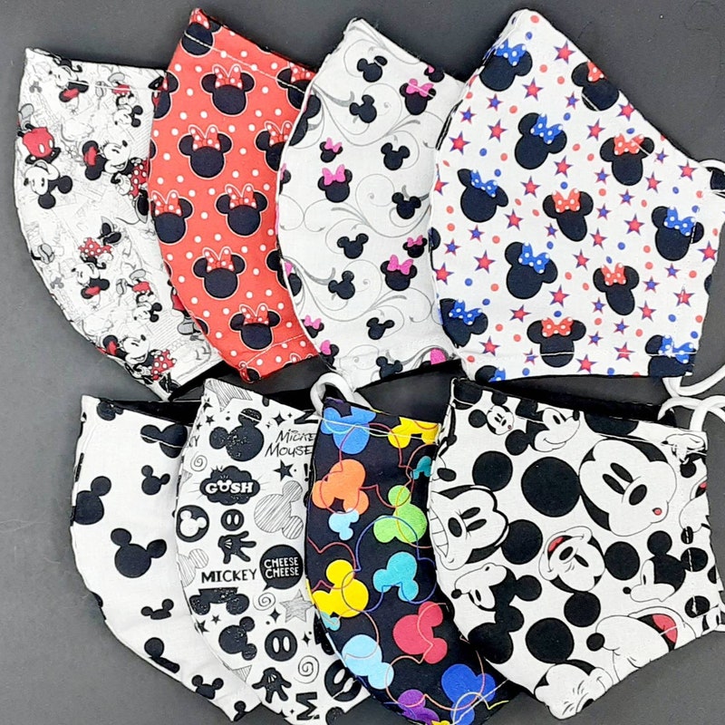 Minnie Mouse Face Mask - Etsy