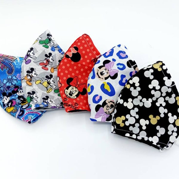 Minnie Mouse Face Mask - Etsy
