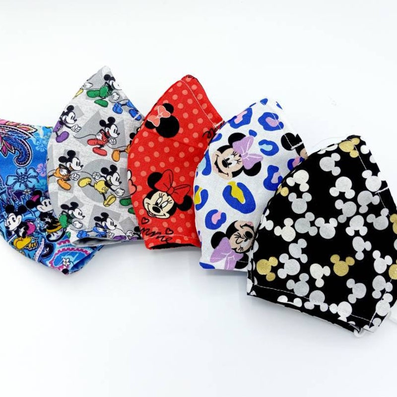 Minnie Mouse Face Mask - Etsy
