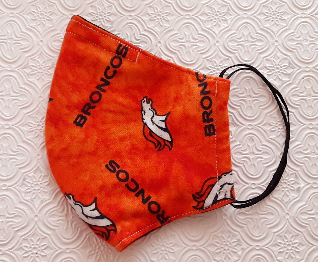 Denver Broncos Triple-layer Face Masks. Washable, Comfortable ...