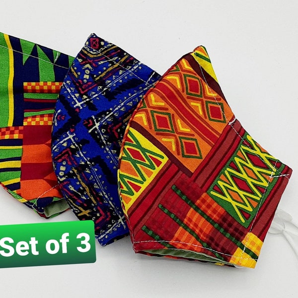 African Face Mask - Etsy