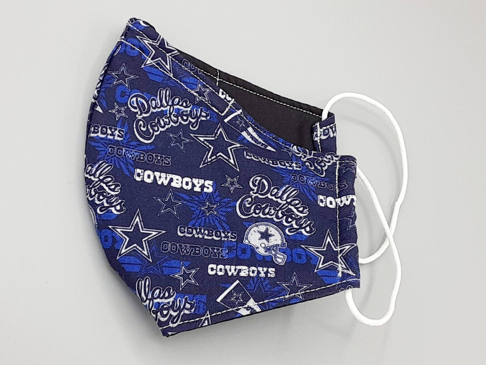 Dallas Cowboys triple-layer face masks. Washable comfortable | Etsy