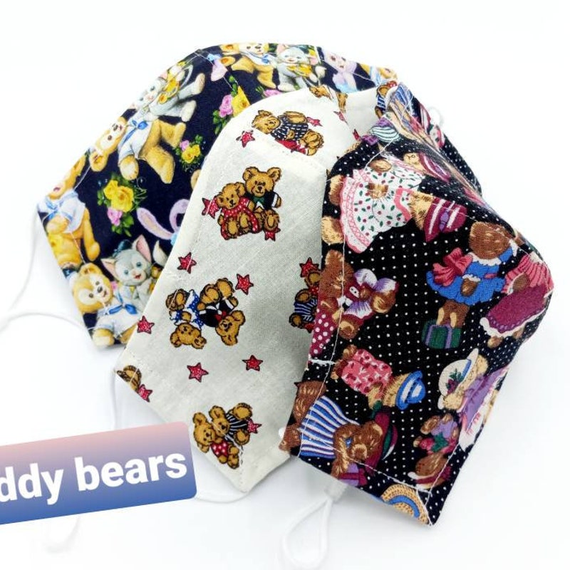 Bear Face Mask - Etsy