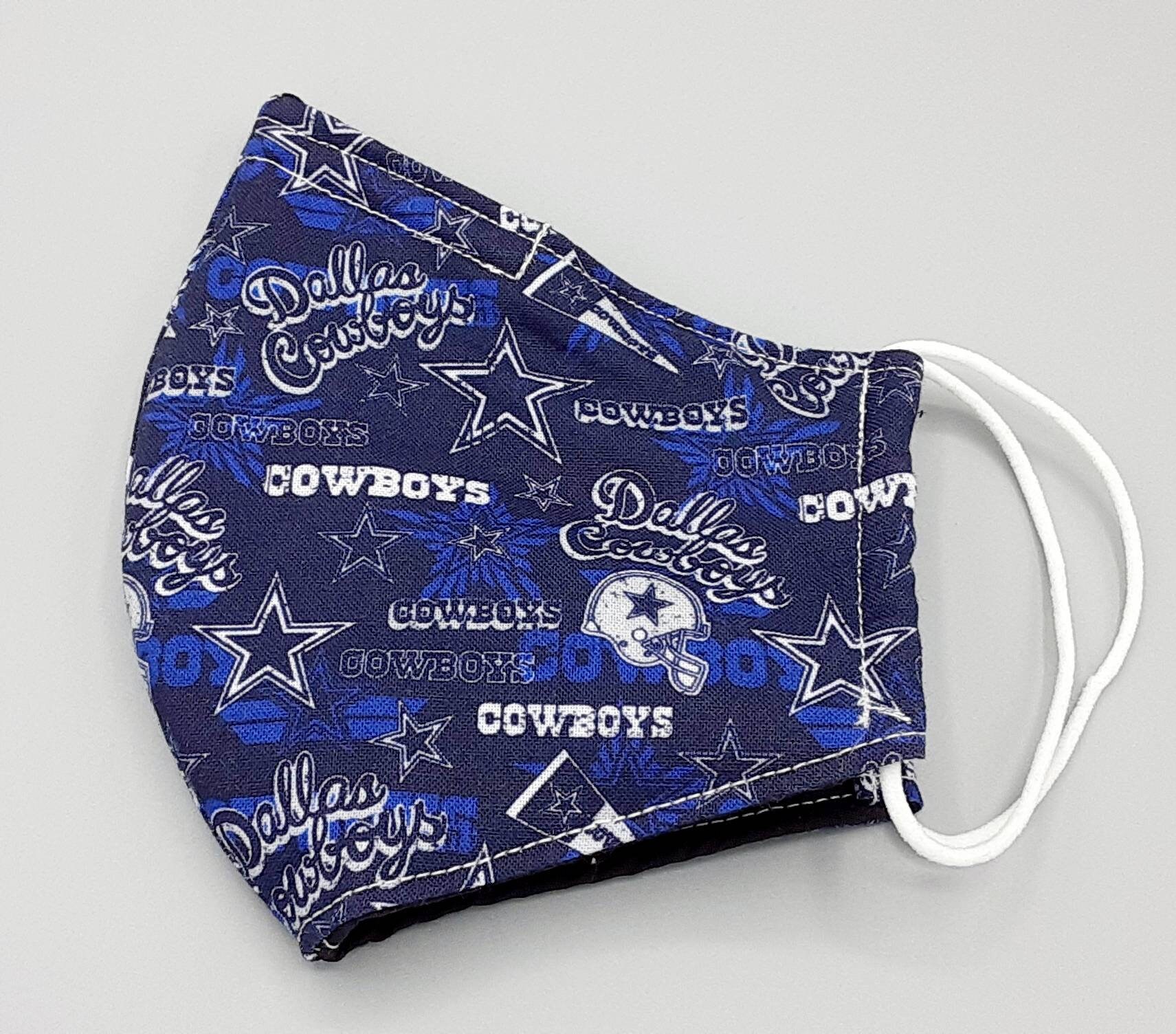 Dallas Cowboys Triple-layer Face Masks. Washable Comfortable - Etsy