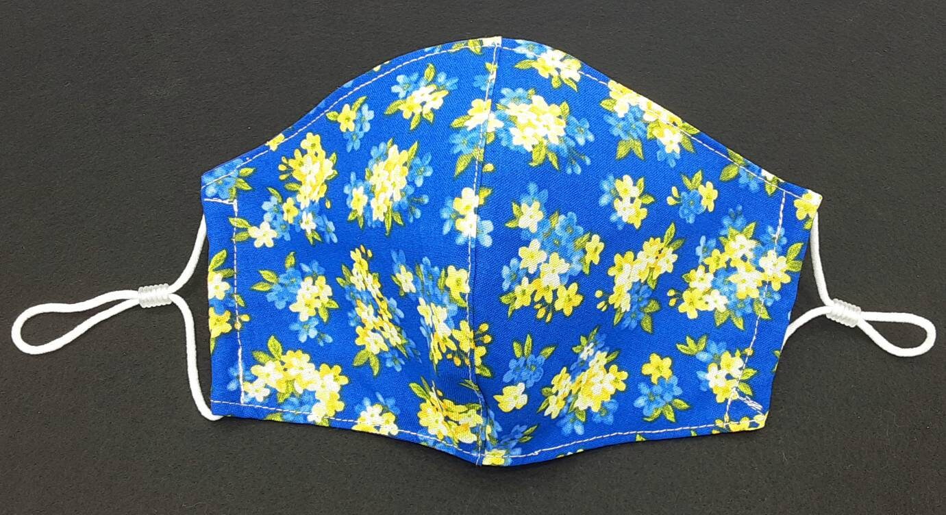 Floral Collection Face Masks. Flowers Masks. Triple Layers - Etsy