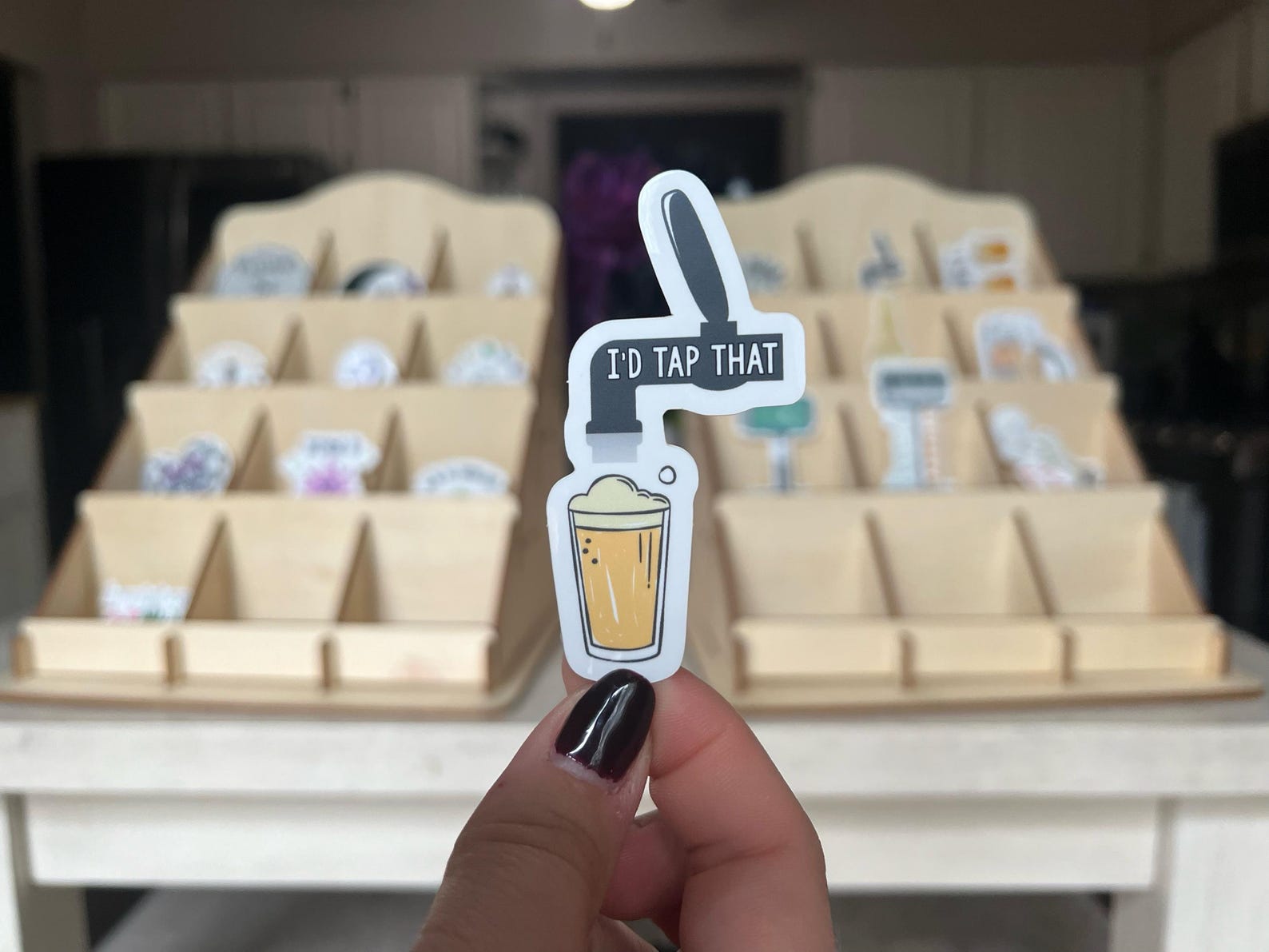 I'd Tap That, Beer Sticker - Etsy