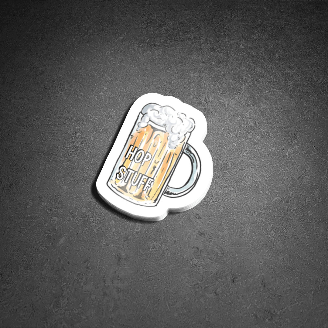 Hop Stuff Sticker Beer Sticker - Etsy