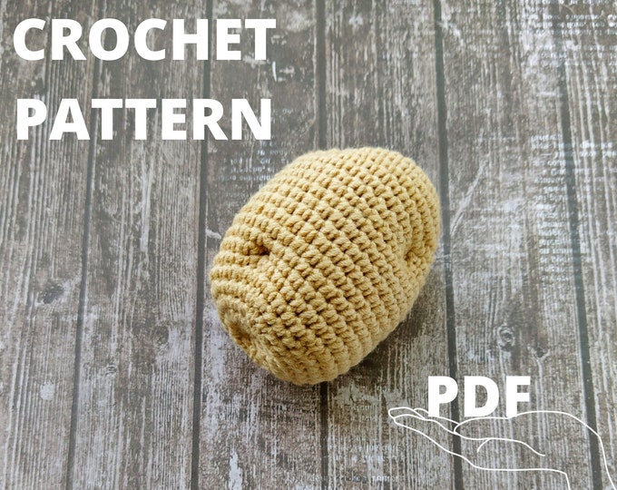 Pete the Potato No Sew PDF Crochet Pattern - Etsy