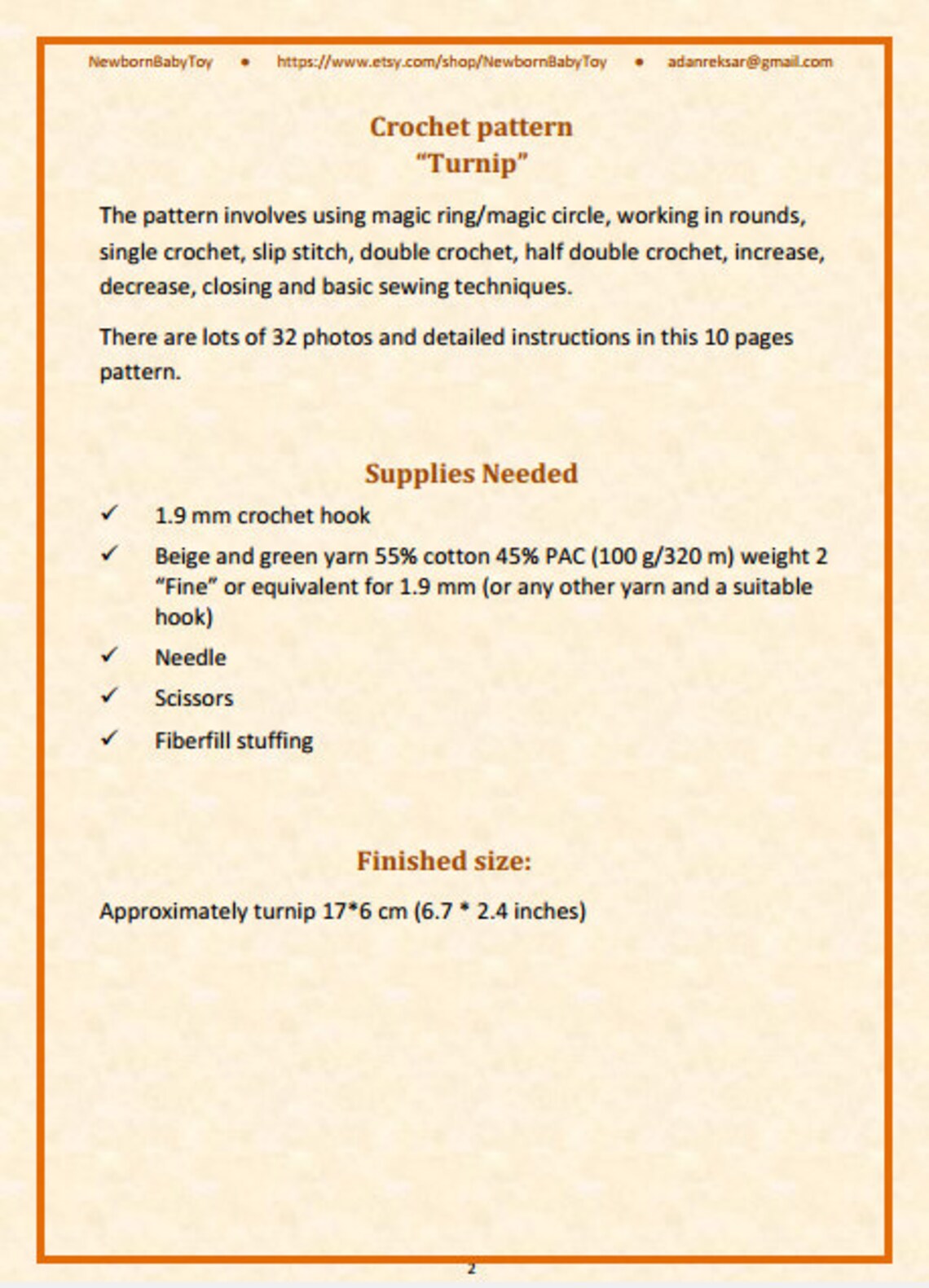 Crochet turnip toy Amigurumi turnip pattern Crochet play | Etsy
