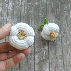 Crochet Garlic Pattern, Amigurumi Garlic Toy, Crochet Vegetables ...