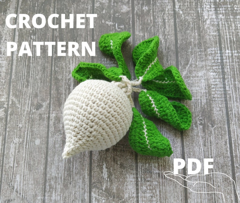 Crochet Turnip Toy Amigurumi Turnip Pattern Crochet Play - Etsy