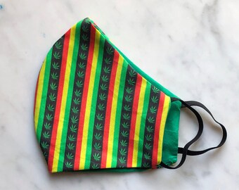 Reggae Face Mask - Etsy