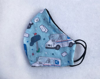 Postal Face Mask | Etsy