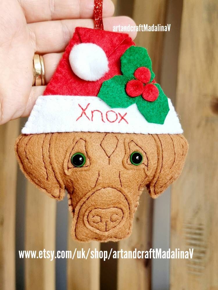 Rhodesian Ridgeback Personalised Christmas Decoration - Etsy UK