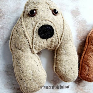 Personalised English Cocker Spaniel, Felt Cocker Spaniel Dog, Christmas ...