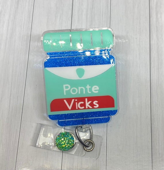 Medicine Jar Ponte Vicks Badge Reel nurse badge nurses | Etsy
