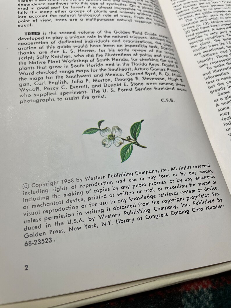 1968 Trees of North America – A Guide to Field Identification - Etsy