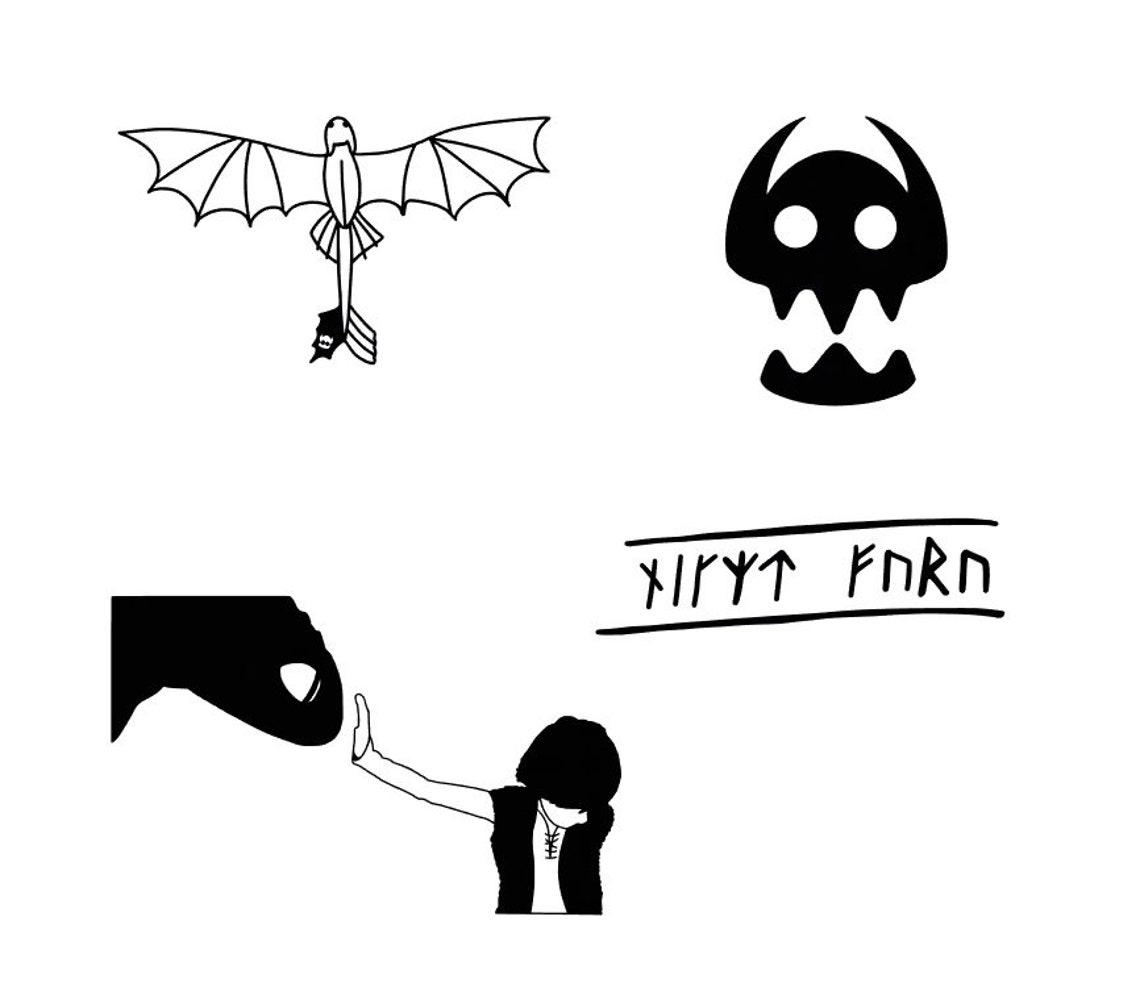 Inspired by How to Train Your Dragon Decal Stickers HTTYD - Etsy