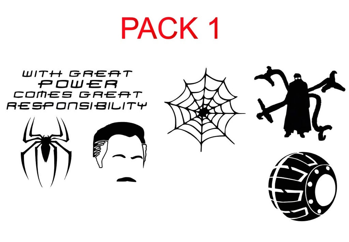 Inspired by Spider-man Decal Stickers Amazing Spiderman - Etsy