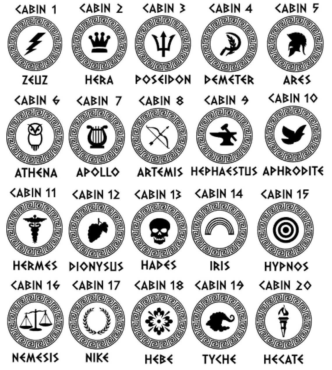 Inspired by Percy Jackson Decal Stickers Heroes of Olympus - Etsy Australia