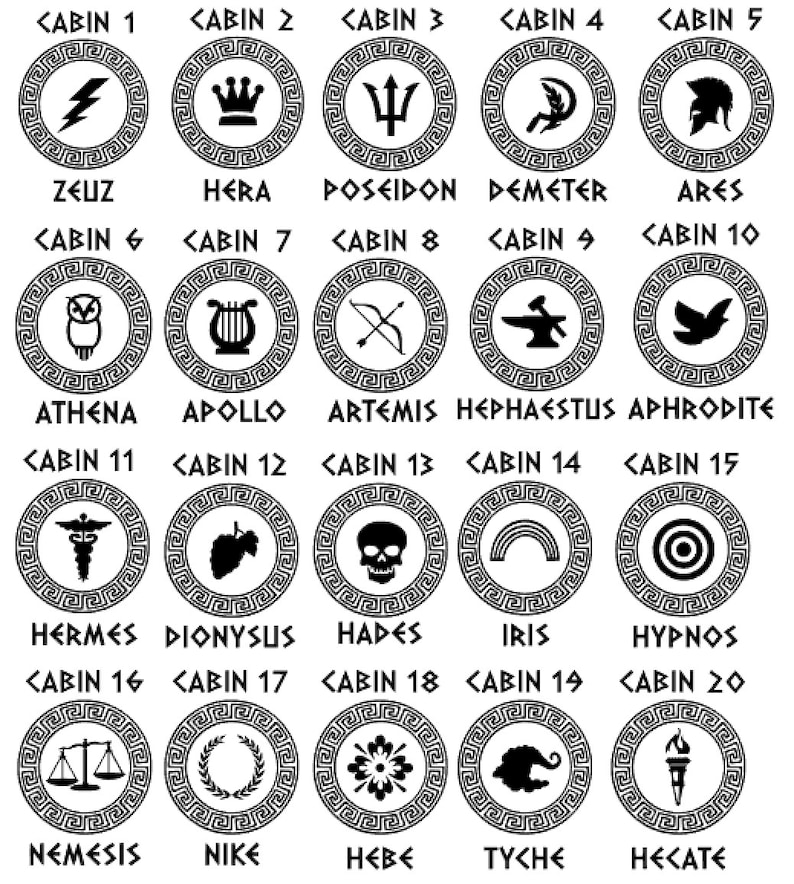 Inspired by Percy Jackson Decal Stickers Heroes of Olympus - Etsy