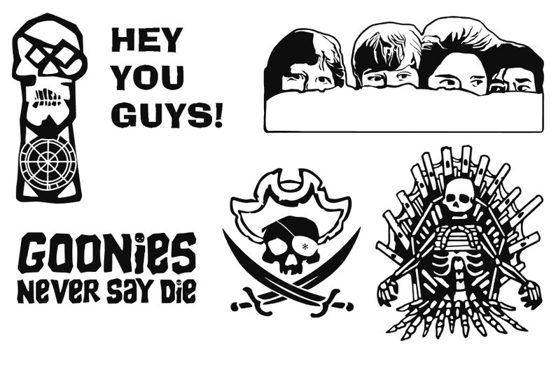 The Goonies Decal Stickers Movie Car Decal Stickers | Etsy