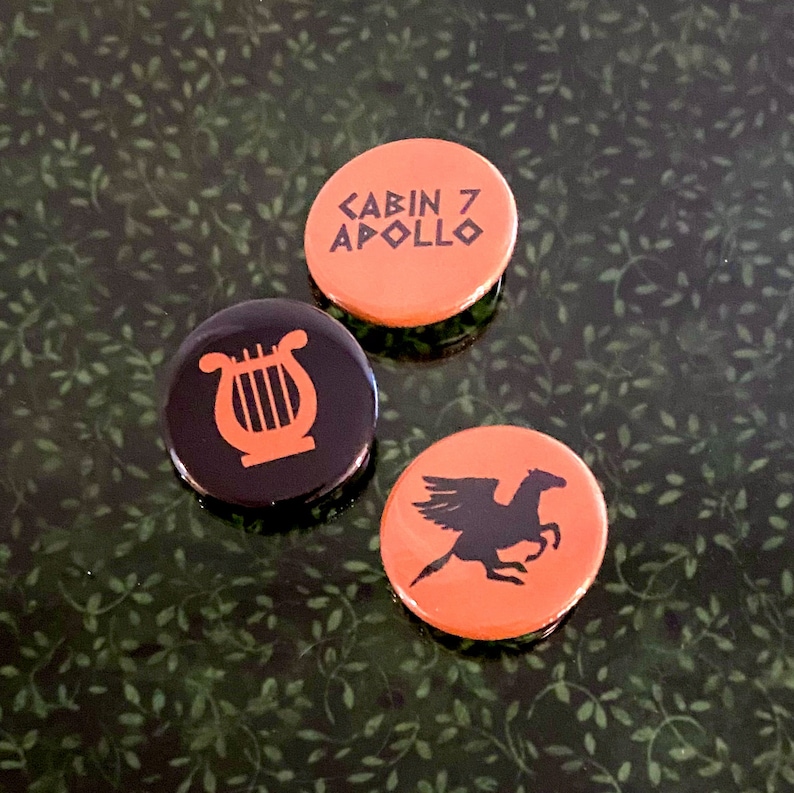Inspired by Percy Jackson Buttons | Heroes of Olympus Pinback Buttons ...