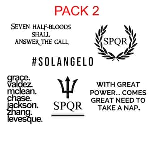 Inspired by Percy Jackson Decal Stickers | Heroes of Olympus Car Decal ...