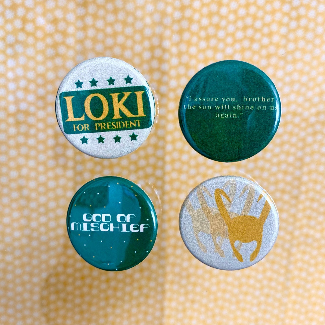 Loki Buttons - Etsy