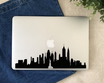 New York City Skyline Vinyl Decal Wall Decal 0045 - Etsy