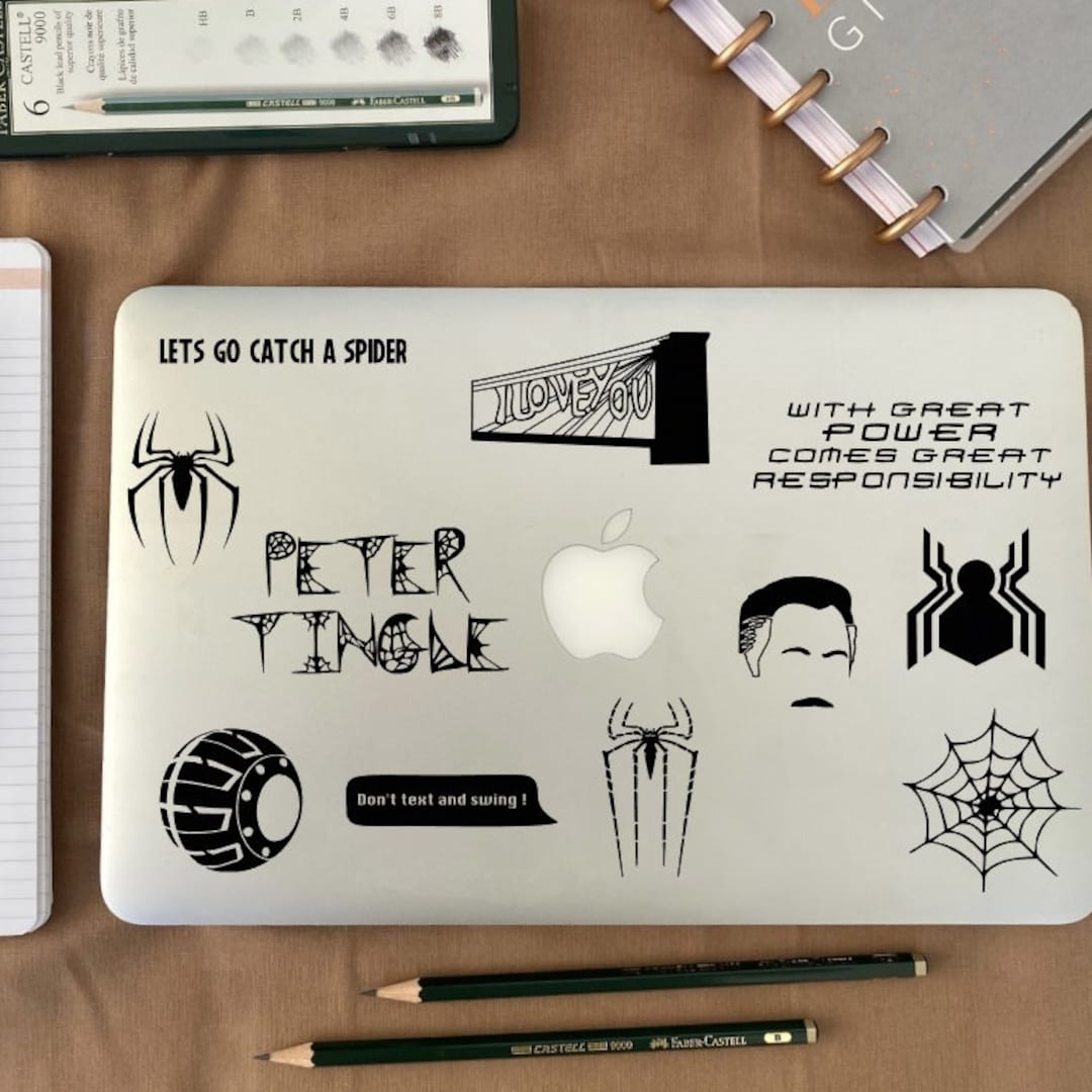 Inspired by Spider-man Decal Stickers | Amazing Spiderman Laptop ...
